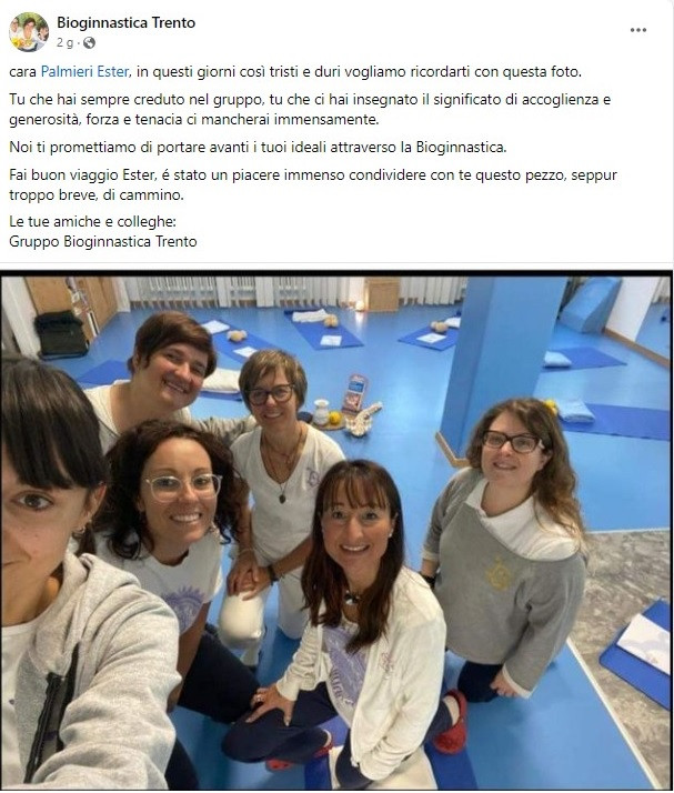 Femminicidio in Trentino, domani il funerale di Ester Palmieri. Il sindaco di Valfloriana ...